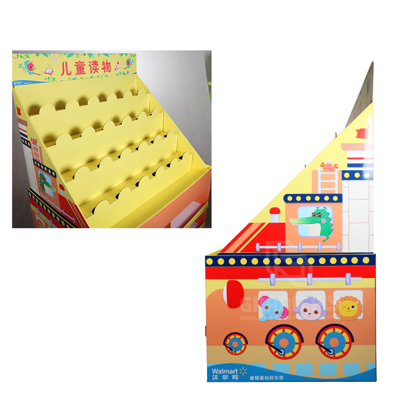Cardboard Walmart ½ Half Pallet Display for Kid's Book | Grand Fly